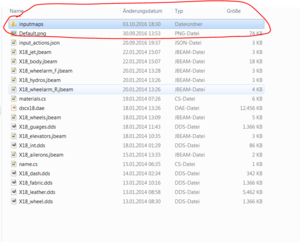 Control list | BeamNG